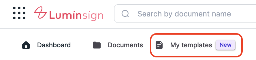 How do I create a template in Lumin Sign?
